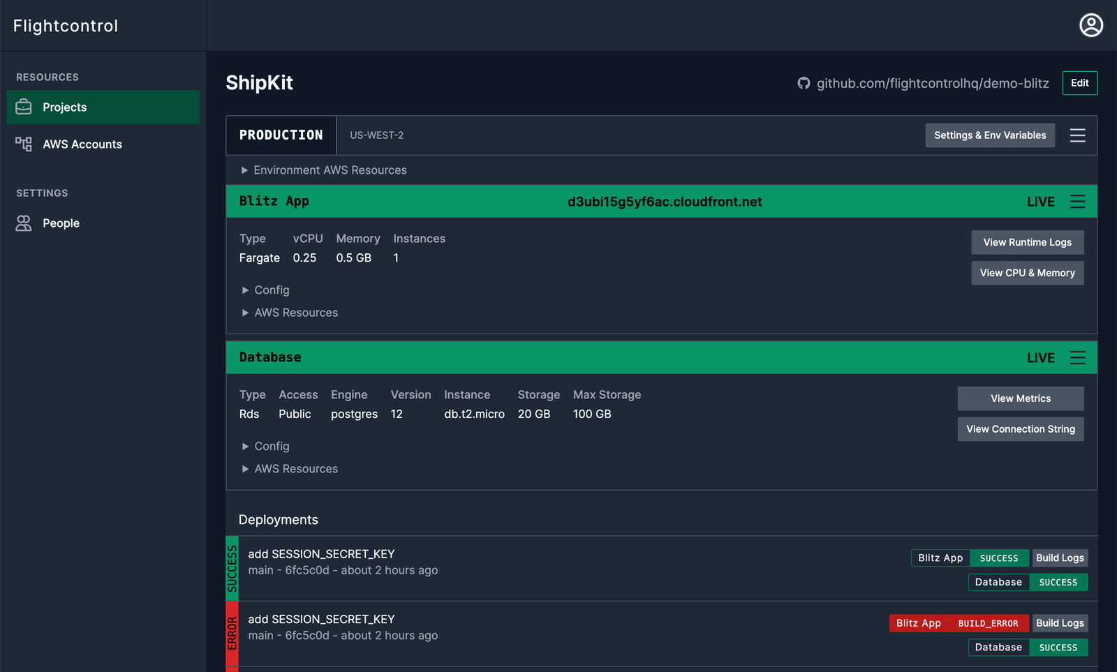 Flightcontrol - Easily Deploy Anything to AWS